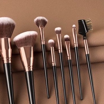 Makeup brush set 15 Piece Blush Highlighter Make up fancy H22 (2 Colors ...