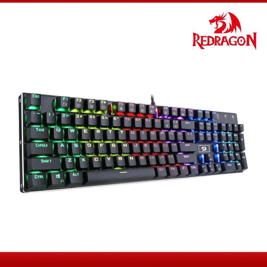 Redragon Devarajas RGB 104 Keys Mechanical Gaming Keyboard Brown Switch ...