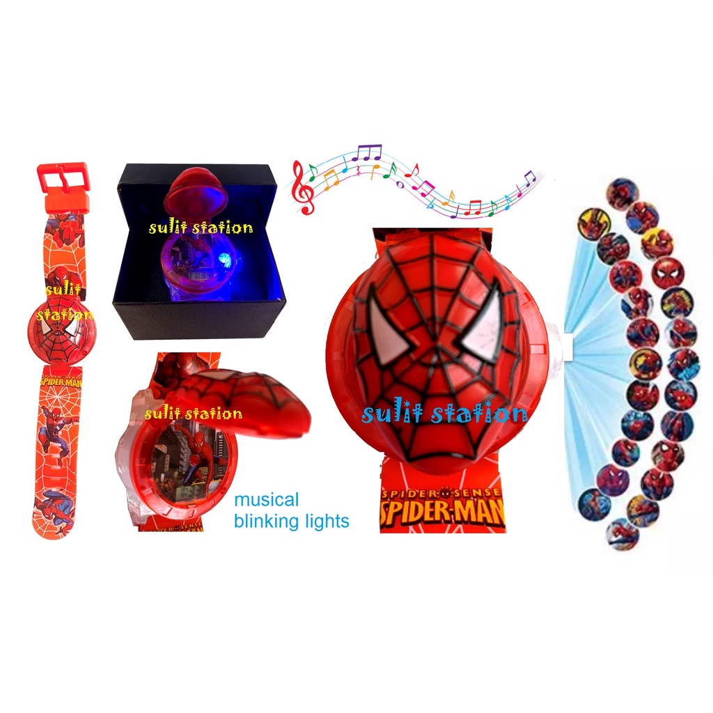 4in1 SPIDERMAN SPIDER MAN 3D LIGHTED MUSICAL led lights PROJECTOR KIDS ...