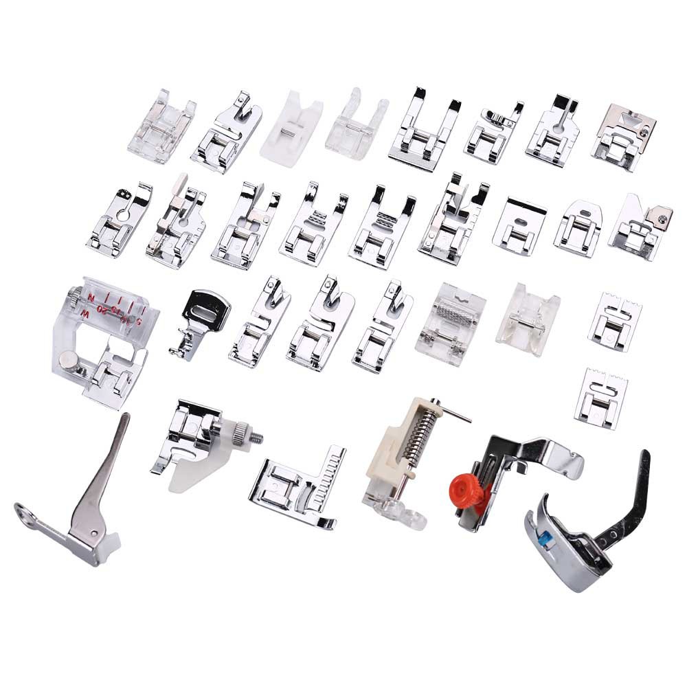 INNE 16-32pcs/Set Sewing Machine Presser Foot For Brother Singer Kit ...