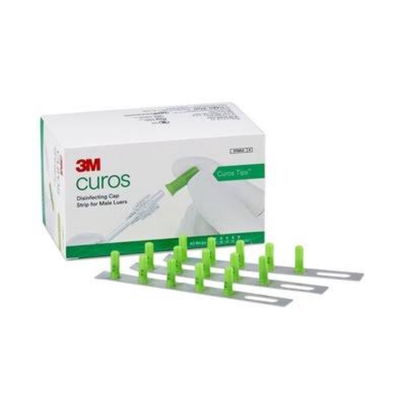 3M ™ Curos ™ Disinfecting Cap for Needleless Connectors strips of 10 ...
