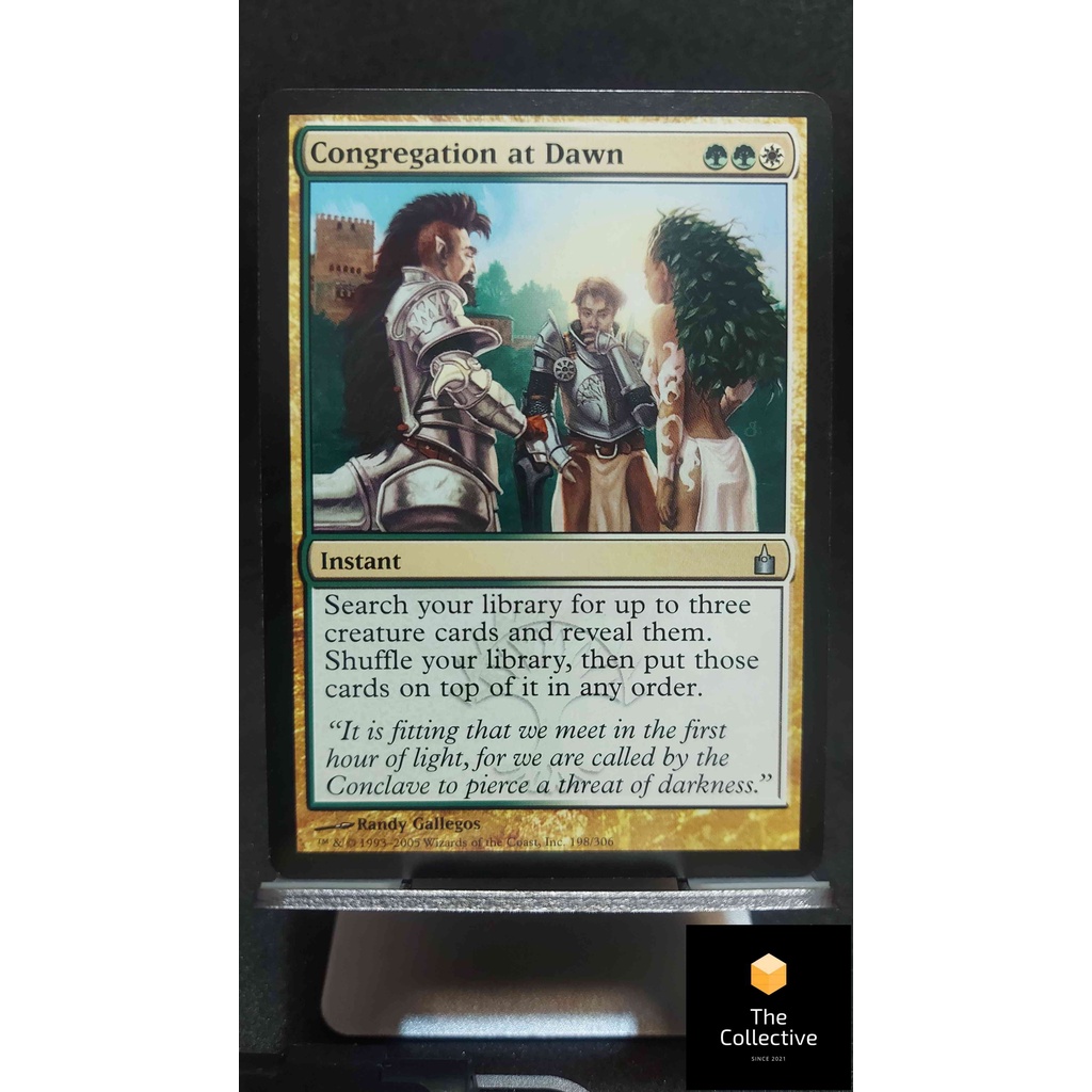 Magic the Gathering - MTG Card Game - Congregation at Dawn - RAV ...