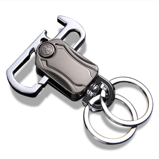 360 Degree Rotation Car Pendant Keychain with Bottle Opening High-end ...