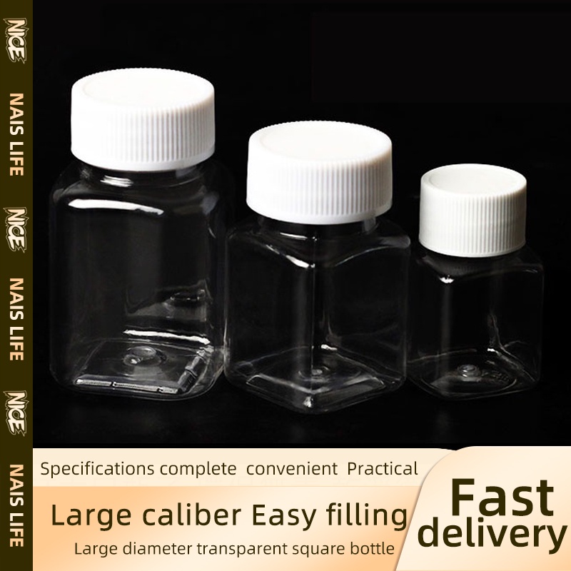 50pcs/100pcs 30ml 50ml 80ml 100ml Transparent Bottles Plastic Bottling ...