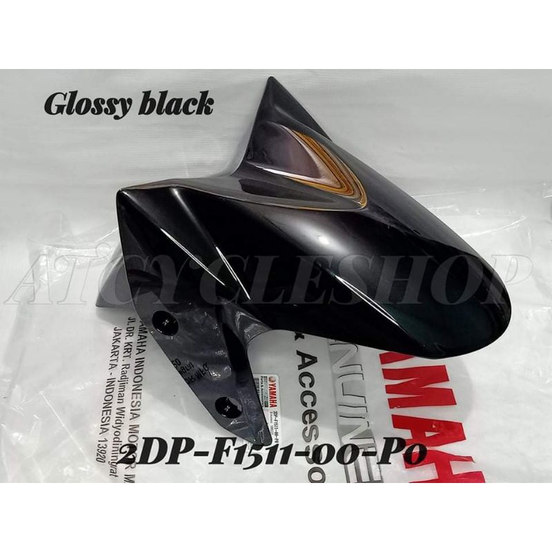 GENUINE FRONT FENDER GLOSSY BLACK FOR NMAX V1 V2 ORIGINAL YAMAHA ...