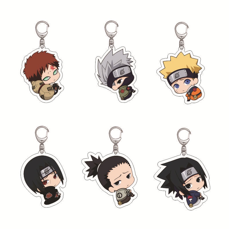 Naruto Shippuden anime Uzumaki Kakashi SASUKE Cute Acrylic Pendant ...