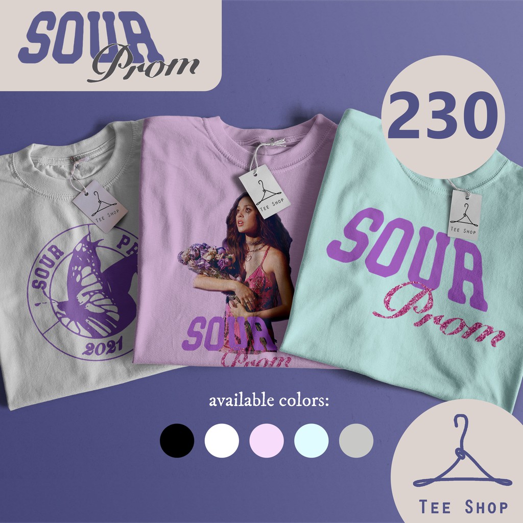 Olivia Rodrigo Sour Prom Shirt Collection | Shopee Philippines