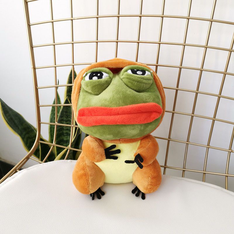 9in Pepe The Frog Pokemon Charmander Kawaii Anime Stuffed Toys Cosplay ...