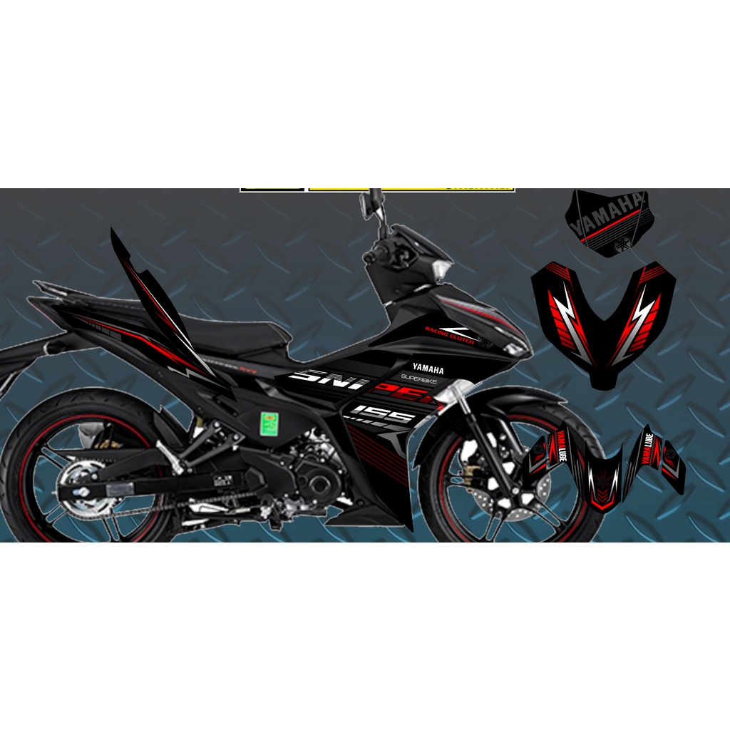 Sniper 155 Decals Laminated | Shopee Philippines