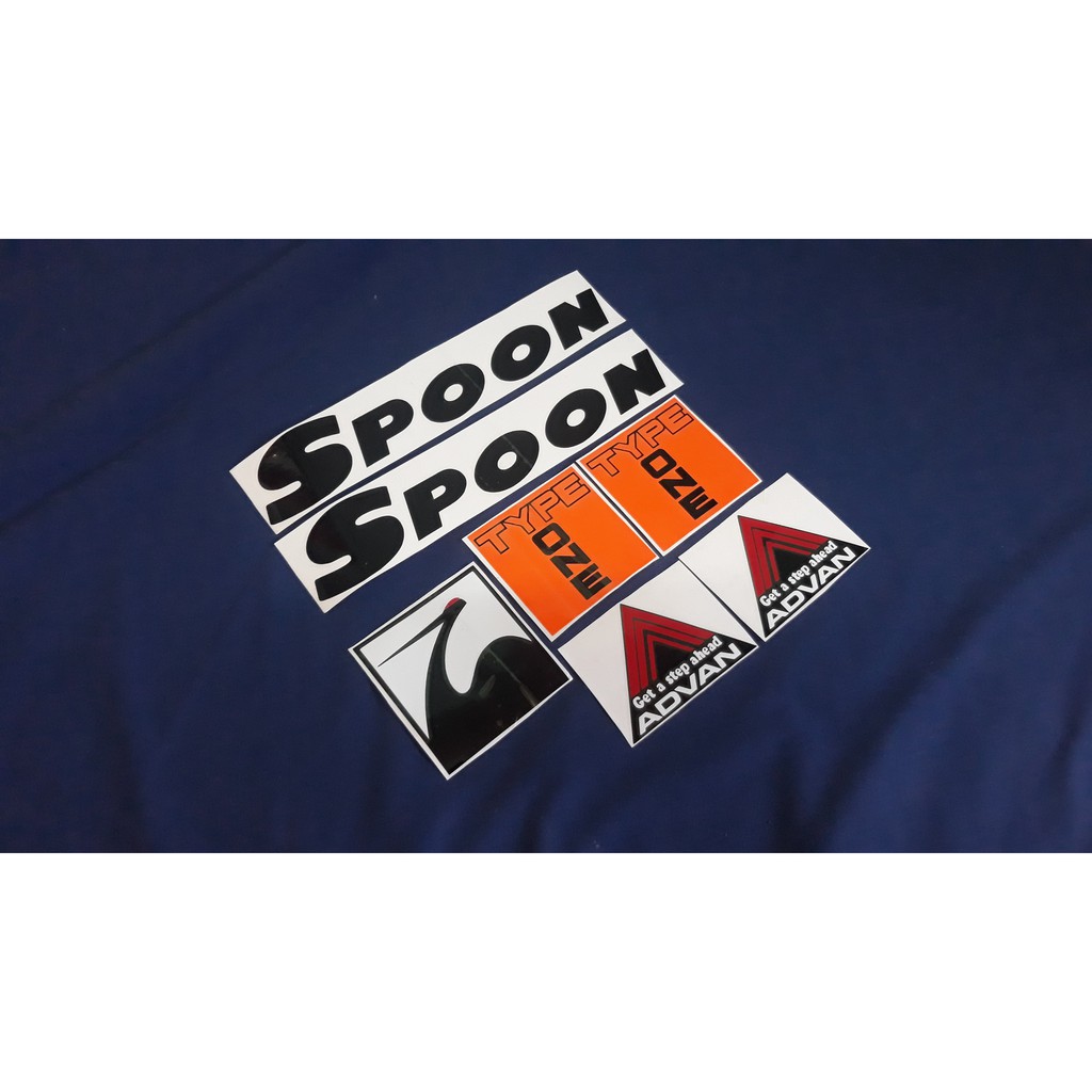 spoon decals type one advan logo | Shopee Philippines