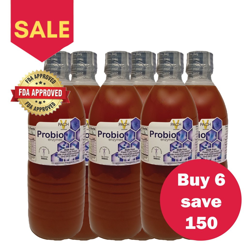 Probio Enzymes Concentrated Multi Strain Probiotics(BUNDLE OF 6)Gut ...