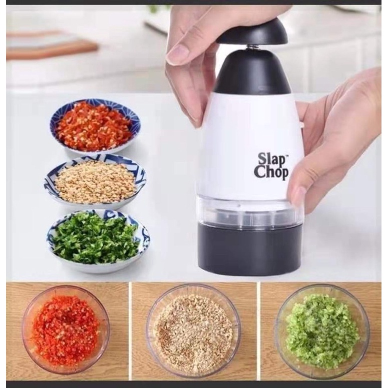 Manual Slap & Chop Food Chopper Kitchen Cutter Tools Pemotong Buah ...