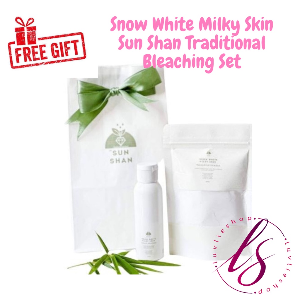 Sun Shan Traditional Bleaching Set - Snow White Milky Skin | Shopee ...