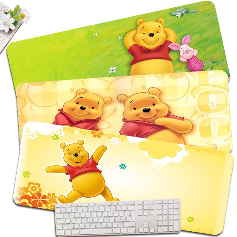 Winnie The Pooh Non-slip Lockedge Desktop Desk Mat Kawaii Gaming ...