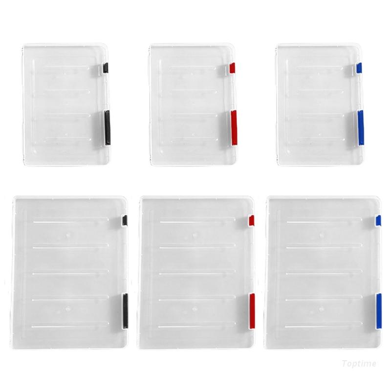 Top PP Document File Folder Case Transparent Paper Organizer Box for ...
