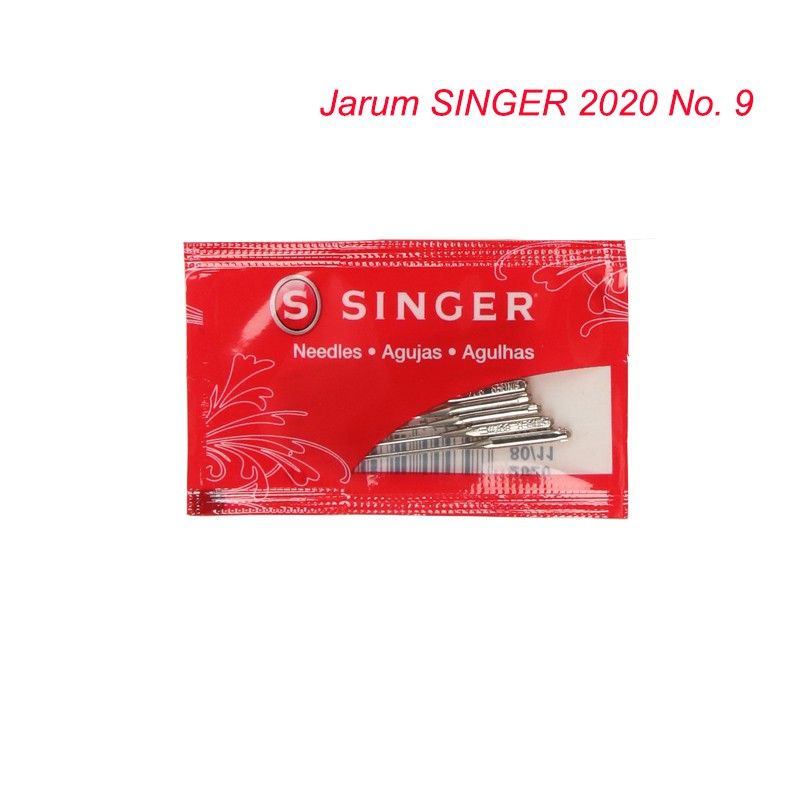 HITAM MESIN Original SINGER BRAND SEWING MACHINE NEEDLES / PORTABLE ...