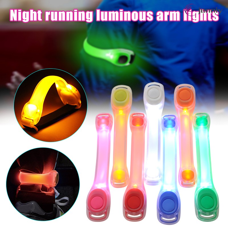 LED Light Up Armband Adjustable Wearable Running Arm Belt Glow in The ...