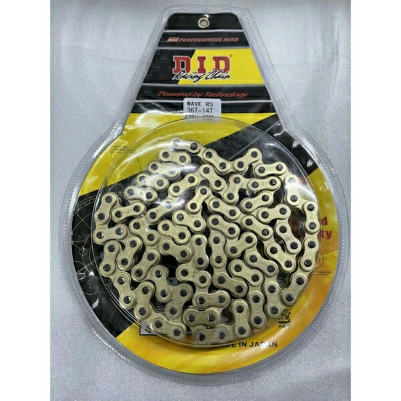 DID Racing Chain Set WAVE/RS 36T/14T /428H/106L | Shopee Philippines