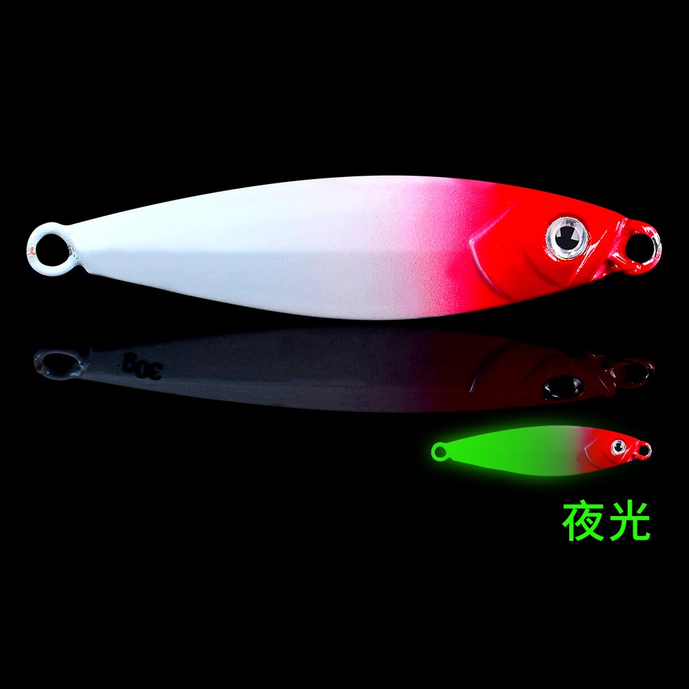 Jigging Hook Spinner Bait 7g/10g/15g/20g/30g Laser Metal Jig Umpan Casting Spoon Fishing Lure ...
