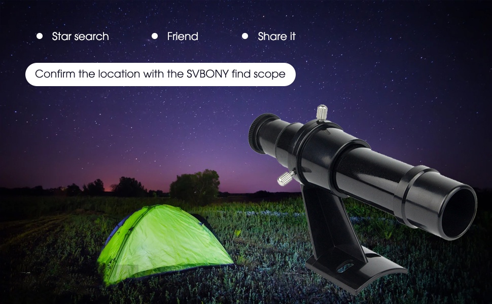 Svbony Star Finder 5x24 with Bracket Plastic Accessory Kit Astronomical ...