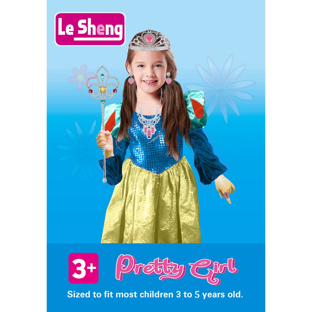 Le Sheng Pretty Girl Princess Costume Set (0977-1) | Shopee Philippines