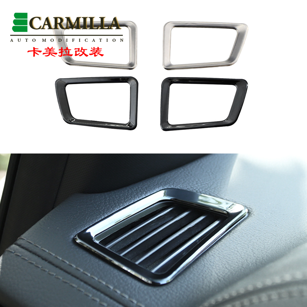 Car-styling Interior Dashboard Air Conditioning Vent Cover Stainless ...