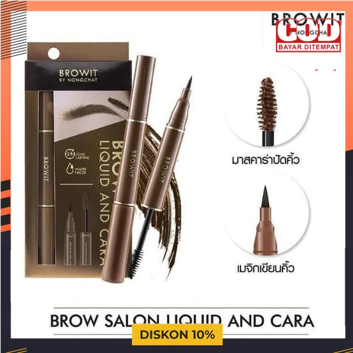 Browit Alis by Nongchat Brow Salon Liquid and Cara l ORIGINAL THAILAND ...