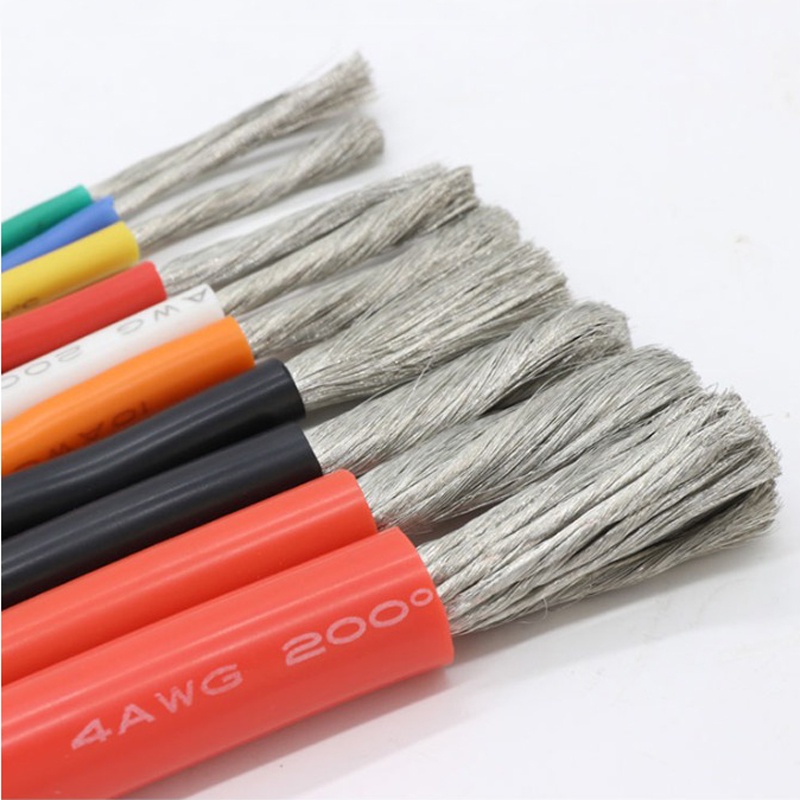 5 Meters Heat-resistant Cable 20/18/16 AWG Ultra Soft Silicone Wire High Temperature Flexible ...