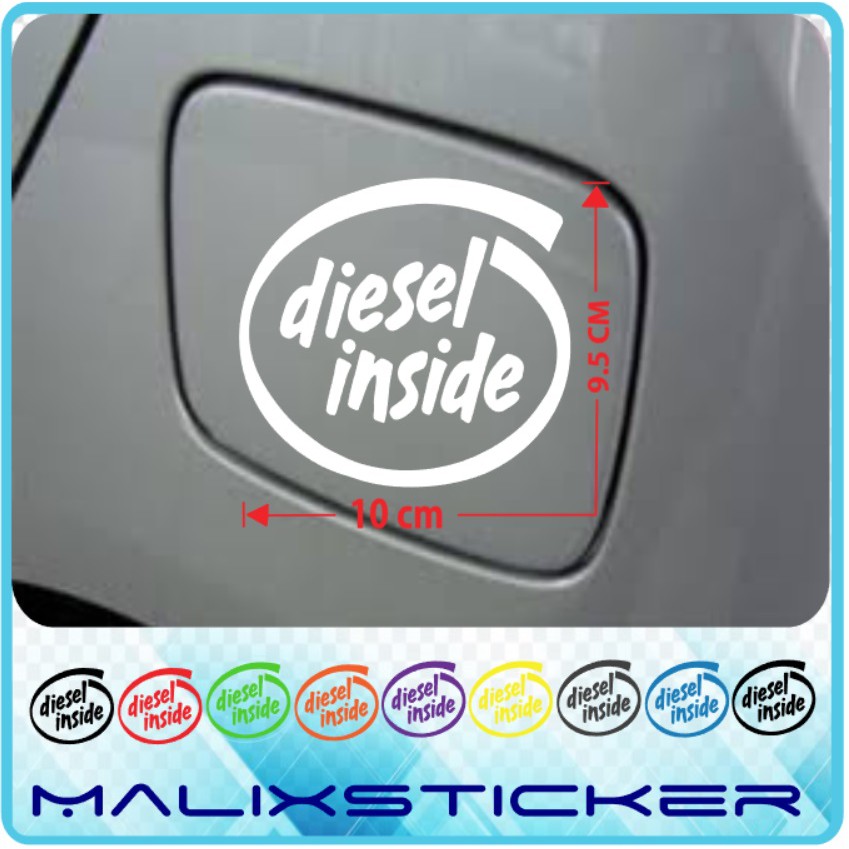 FUEL TANK STICKER ( DIESEL INSIDE ) DECALS | Shopee Philippines