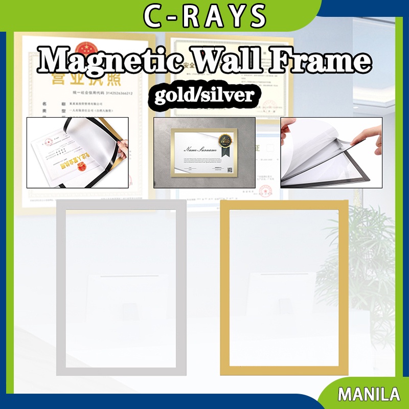 1PCS A4 Wall Magnetic Frame Document Sign Photo Frame Wall Paper Menu ...