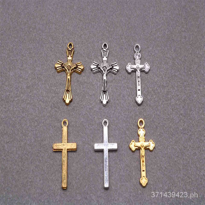 10 mini-Jesus crosses of Catholic generals. Alloy Jesus Cross Necklace ...