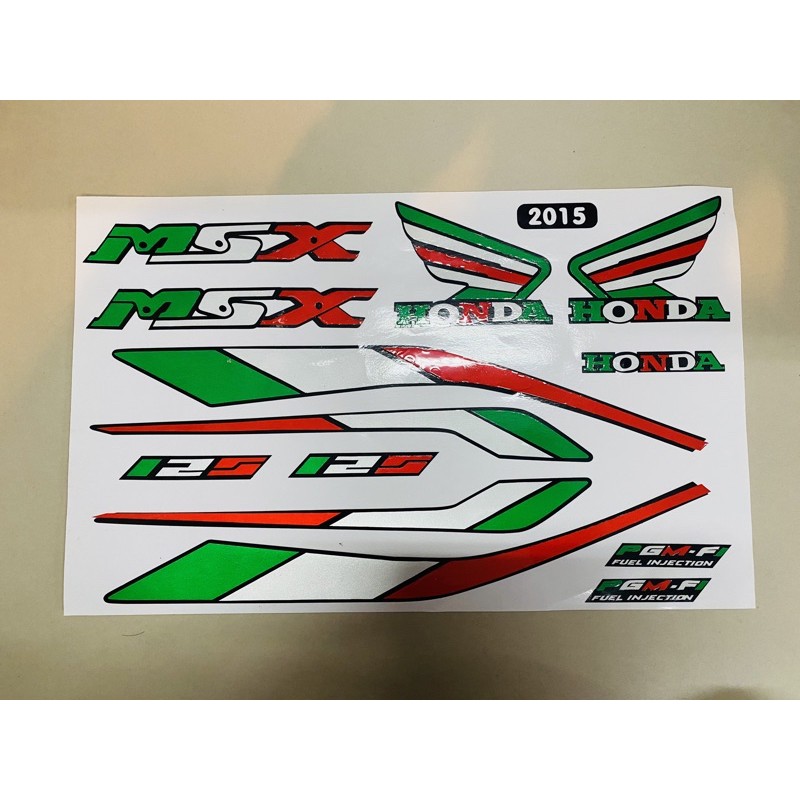 Sticker Stripe Msx Reflect Colour | Shopee Philippines