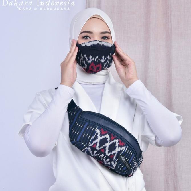Waist Bag + 3 Ply Weaving Mask (UNISEX) Dakara Indonesia | Shopee ...