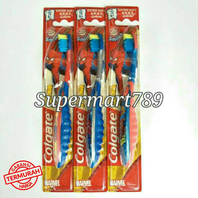 Import Colgate Children 's Toothbrush Spider-man Ready 3 Colors ...