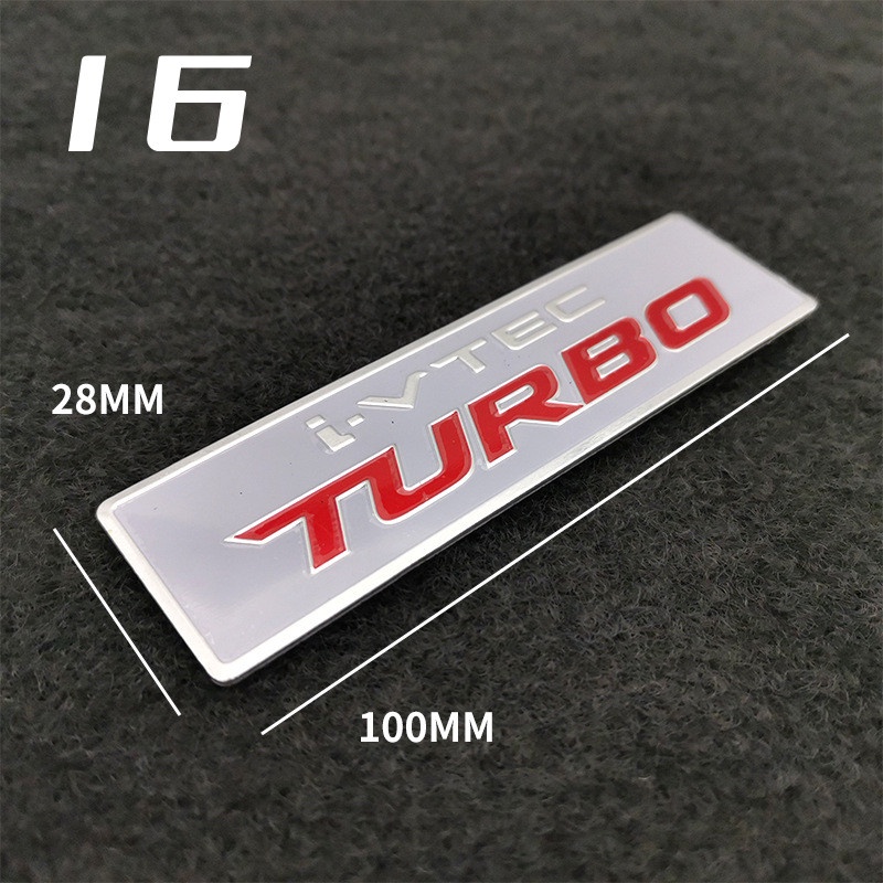 Honda 3D Metal CIVIC Modifying Labels Mugen Letters Digital Emblem Car ...