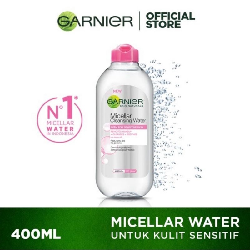 Garnier Micellar Cleanser Water 400ml (Pink) | Shopee Philippines