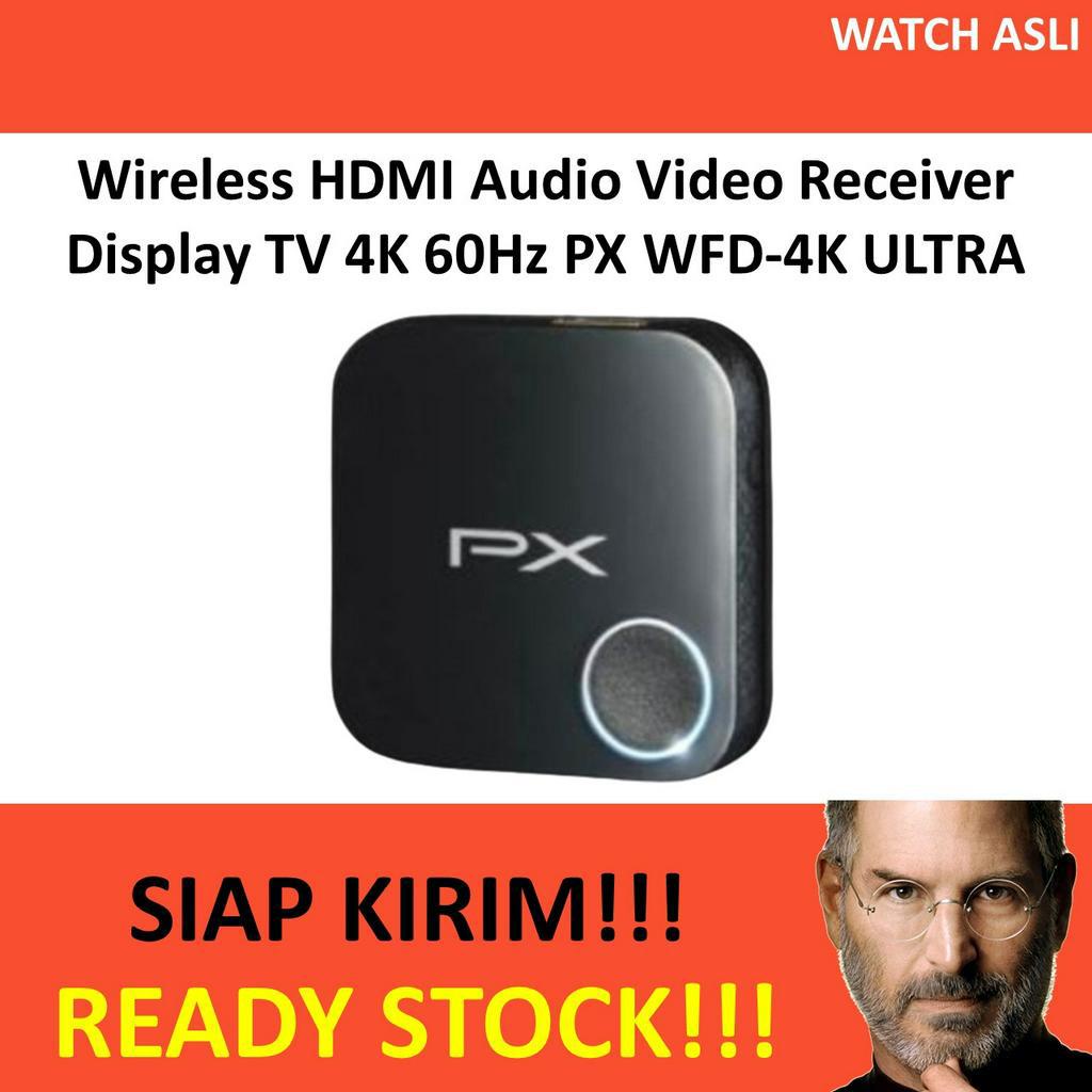 Wireless HDMI Audio Video Receiver TV Display 4K 60Hz PX WFD-4K ULTRA ...