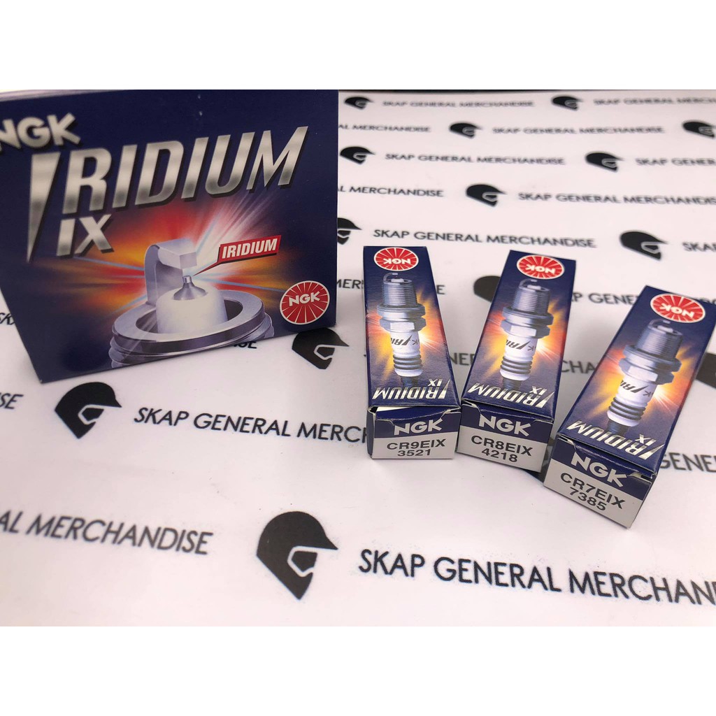 NGK - SPARK PLUG IRIDIUM - RAIDER 150 / GIXXER 150 / BARAKO 175 - LONGTHREAD CR7EIX/CR8EIX ...
