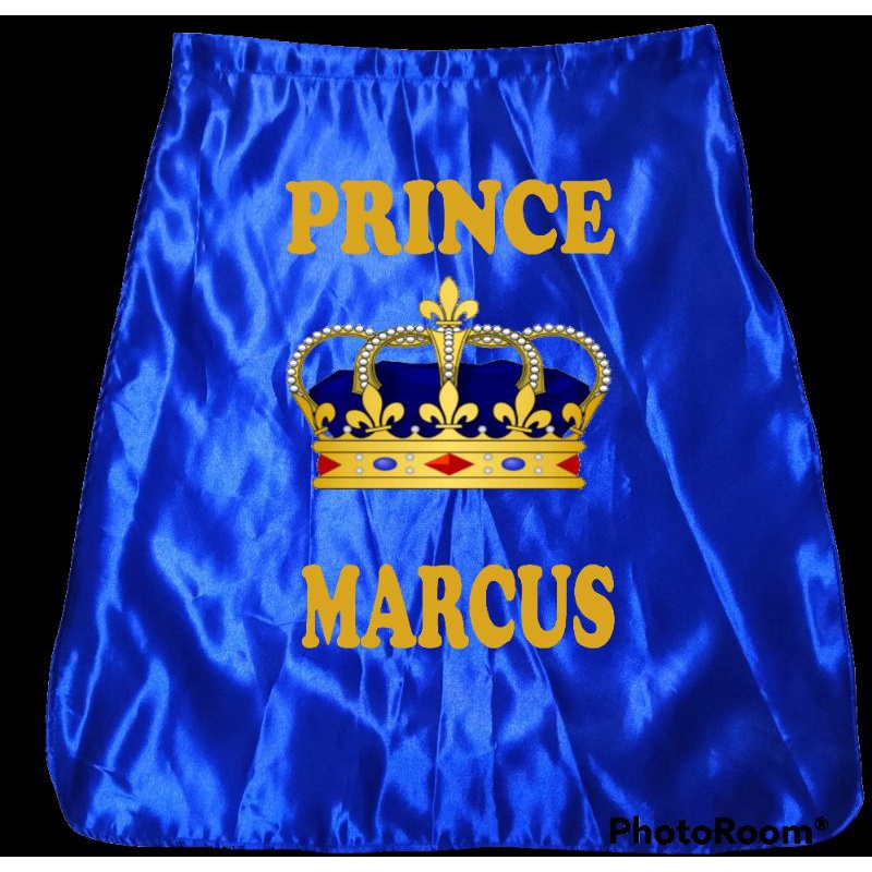 ROYAL PRINCE cape customized name | Shopee Philippines