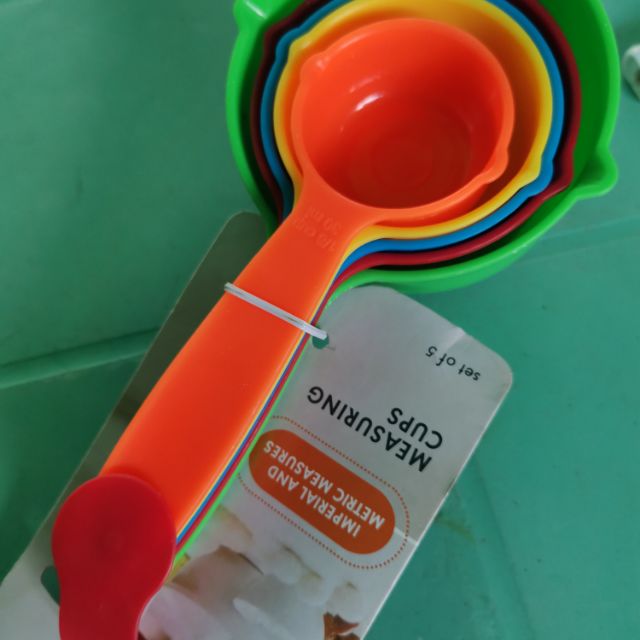 5pcs colored measuring cups set | Shopee Philippines