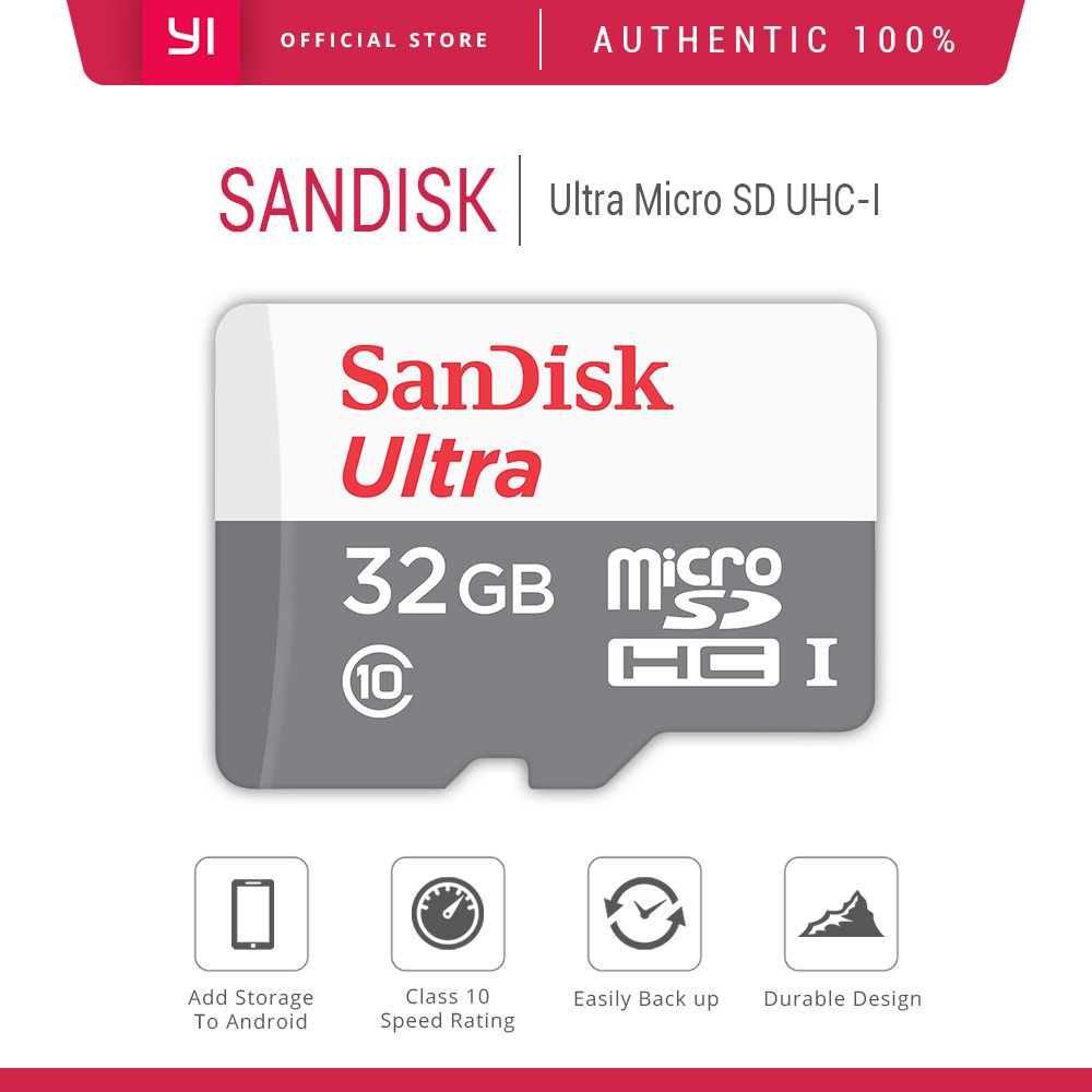 SanDisk Ultra Micro SDHC 32GB Class 10 UHS-I Memory Card (Speed up to 120MB/s) | Shopee Philippines