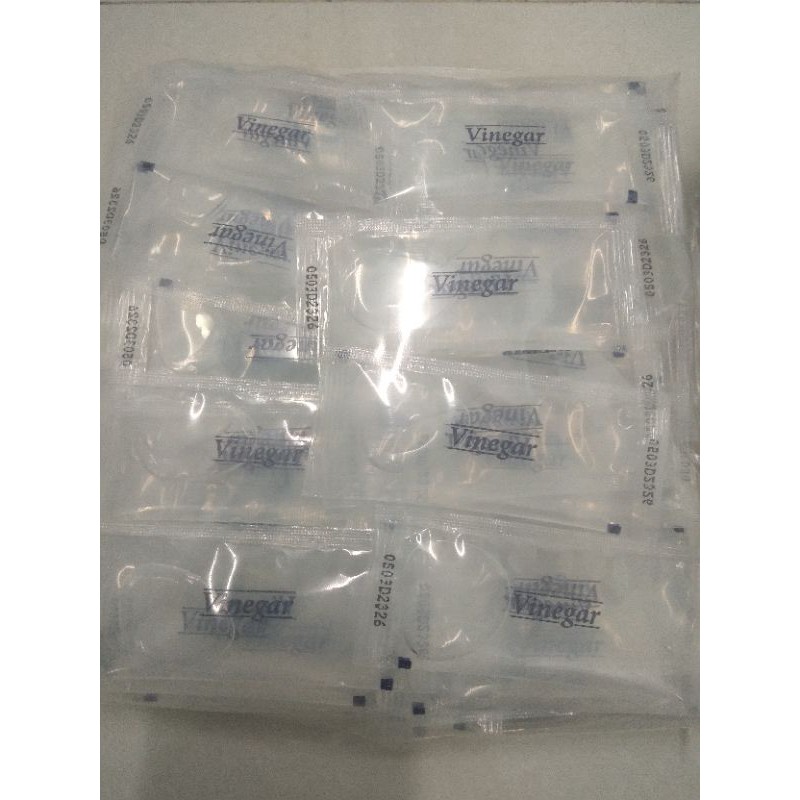 Condiments sachet (white vinegar) | Shopee Philippines