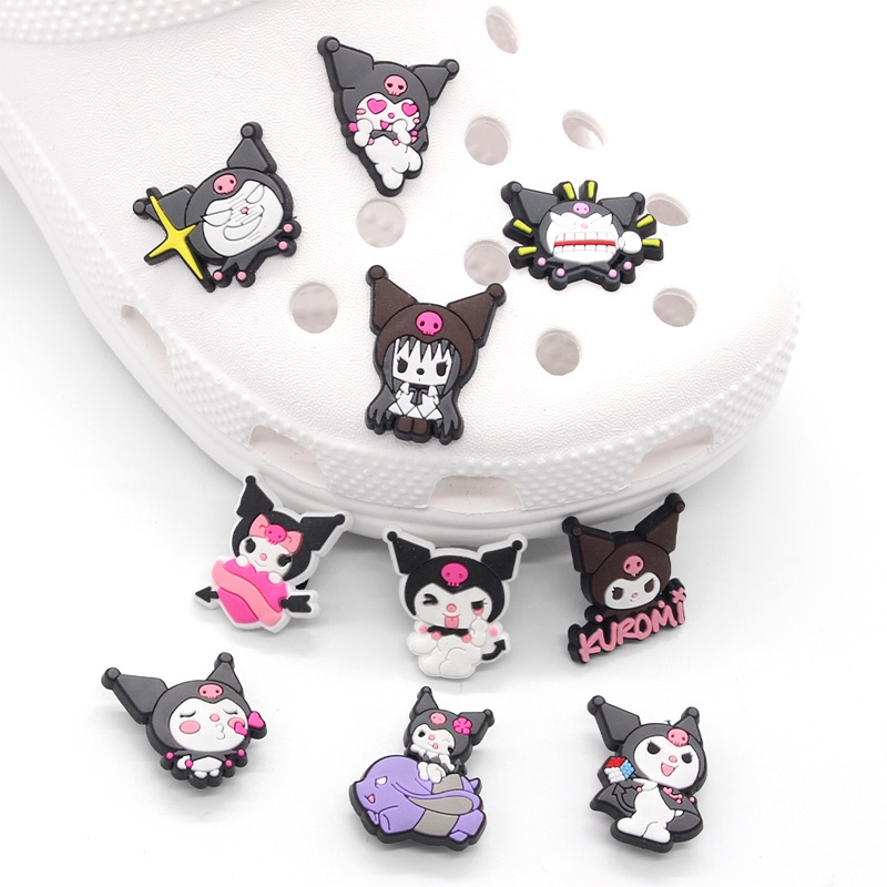 Cute Jibbitz Shoe Charms Kuromi Crocs Aceessories crocs Buckle ...