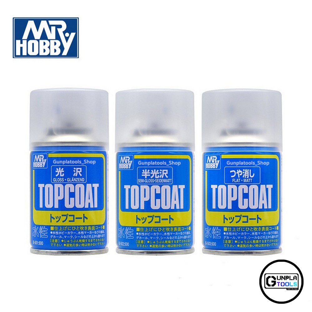 [MR.HOBBY] TOPCOAT Clear Canister Water-Based (Gloss/Semi-Gloss Semi ...
