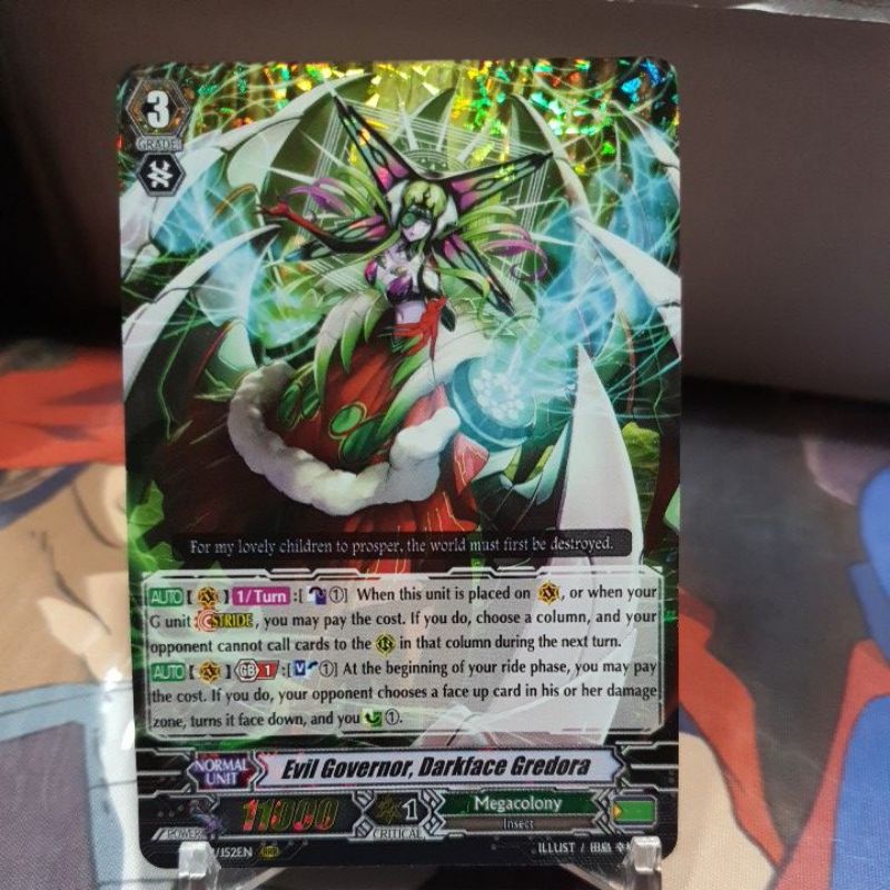 EVIL GOVERNOR, DARKFACE GREDORA RRR VSS09 CARDFIGHT VANGUARD ENGLISH ...
