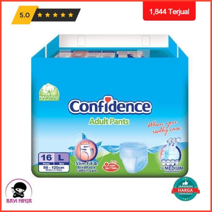 Confidence Adult Diaper Pants L16 | Shopee Philippines