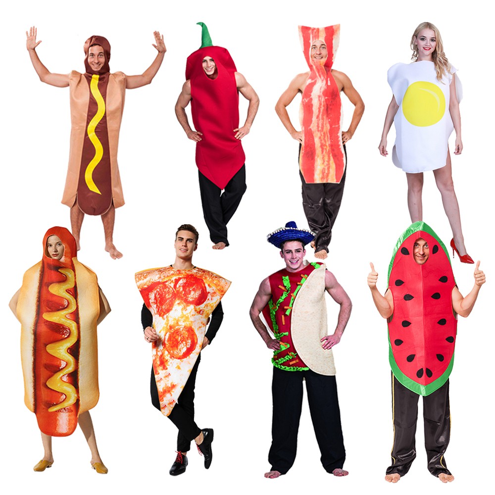 COD Halloween Costume For Adult Funny Food Cosplay Outfits Unisex Game ...