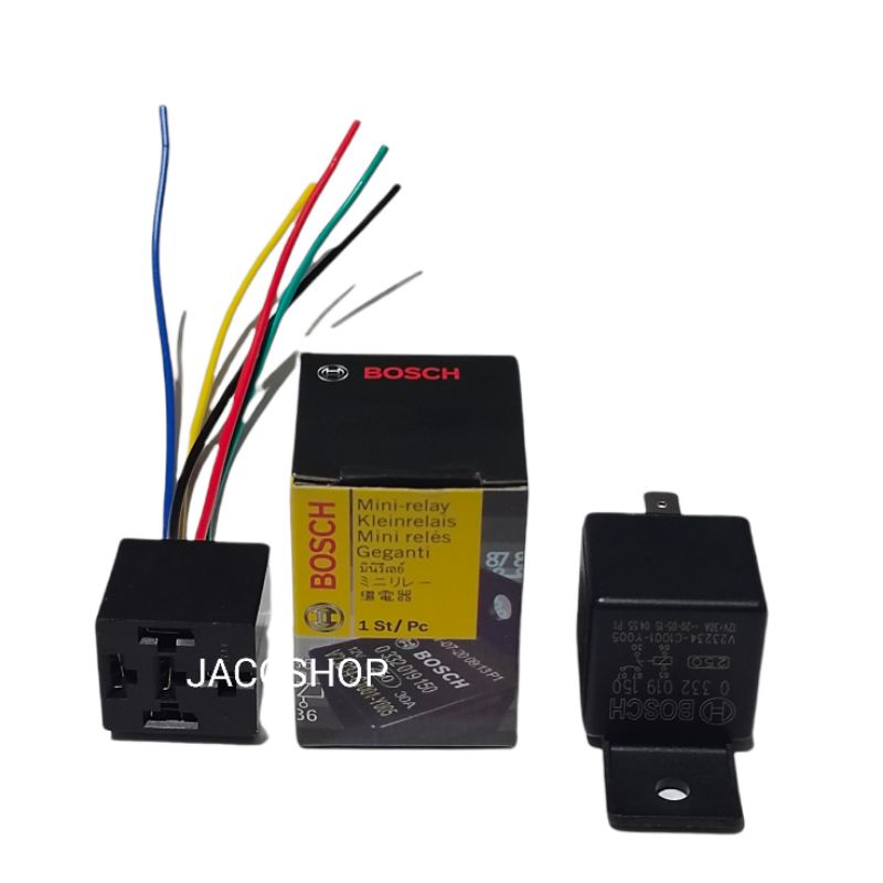 Horn Relay +Socket Bosch 12V | Shopee Philippines