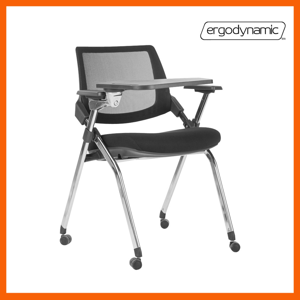 Ergodynamic X-16 High End Tablet Training Chair (Black) Office Chair ...