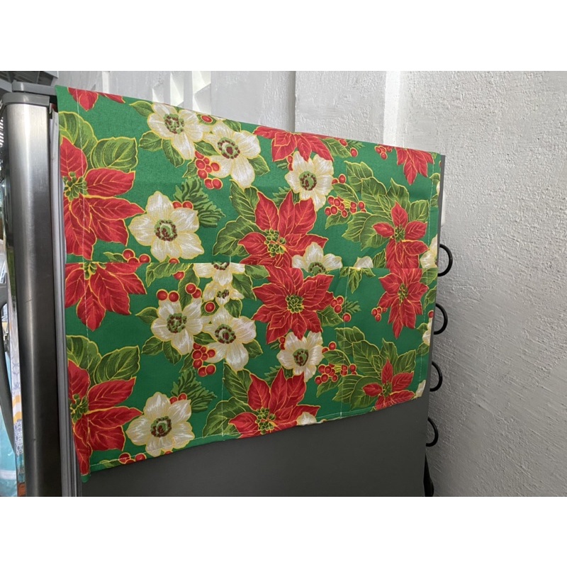 Ref Cover / Refrigerator Cover Christmas Design | Shopee Philippines